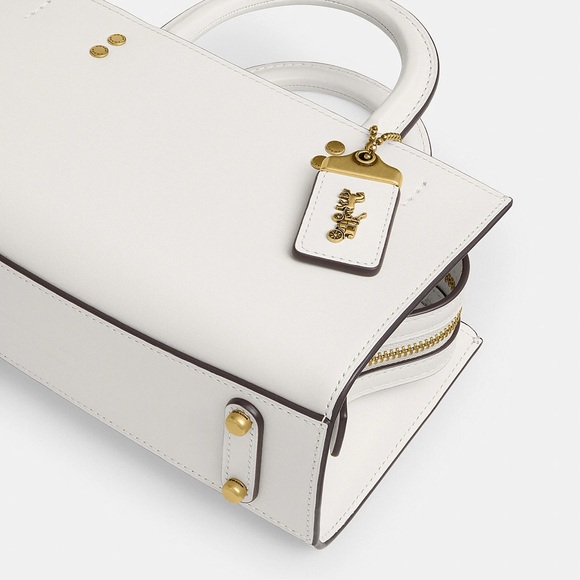 Coach | Bags | Coach 941 Rogue 26 Eastwest Bag In Brasschalk White ...